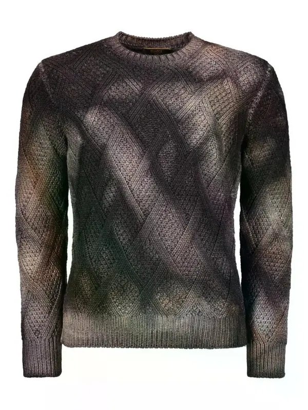 MOORER Long-sleeve Sweater - Grey