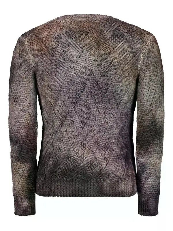 MOORER Long-sleeve Sweater - Grey