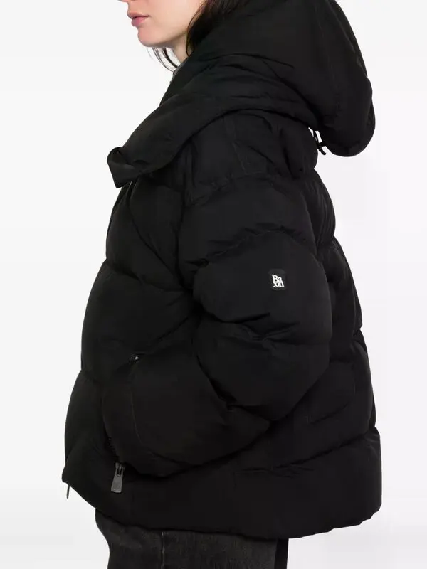 Bacon Zip-fastening Puffer Jacket - Black