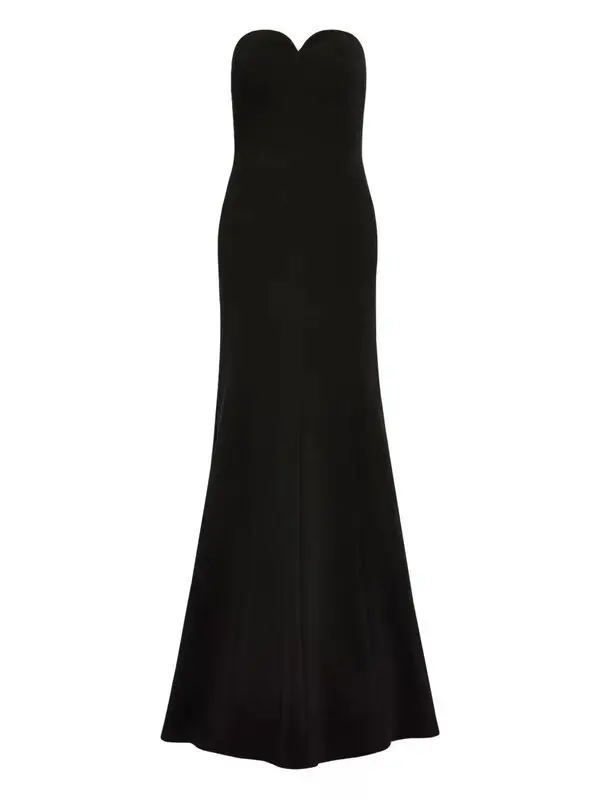 Jenny Packham Lust Strapless Maxi Dress - Black