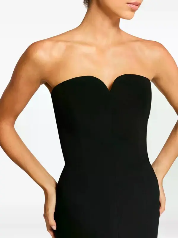 Jenny Packham Lust Strapless Maxi Dress - Black