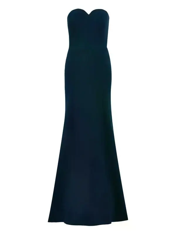 Jenny Packham Lust Strapless Maxi Dress - Blue