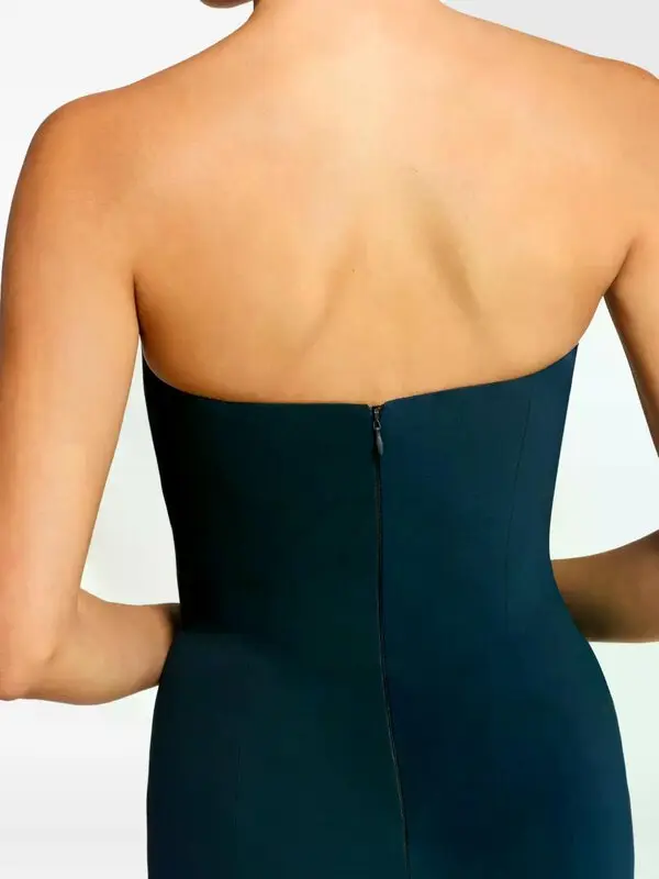 Jenny Packham Lust Strapless Maxi Dress - Blue