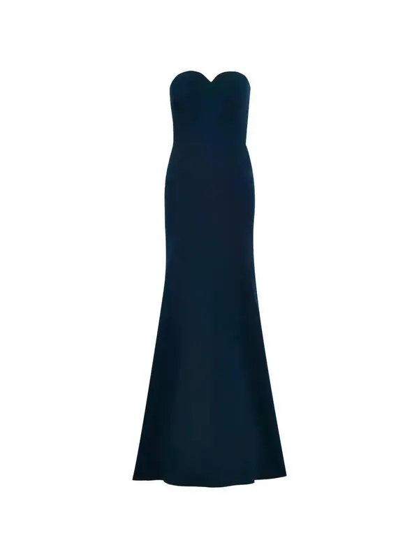 Jenny Packham Lust Strapless Maxi Dress - Blue