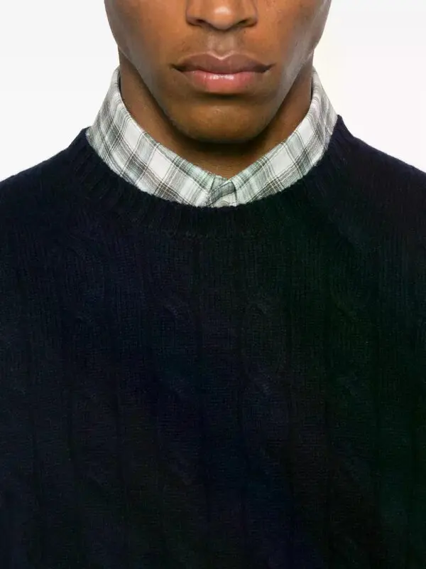 MC2 SAINT BARTH Braid Wool Sweater