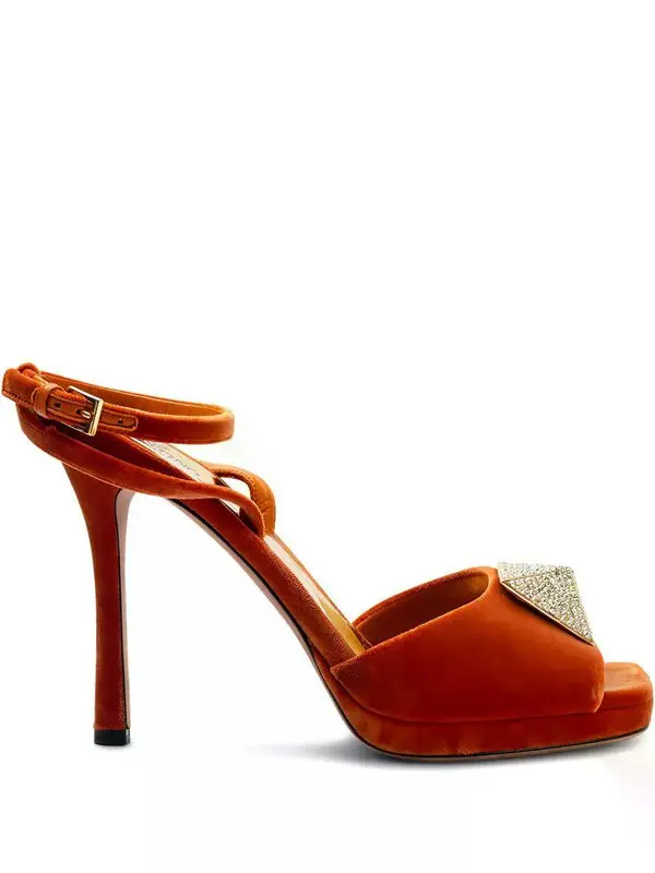 Valentino Garavani Square-toe Platform Sandals