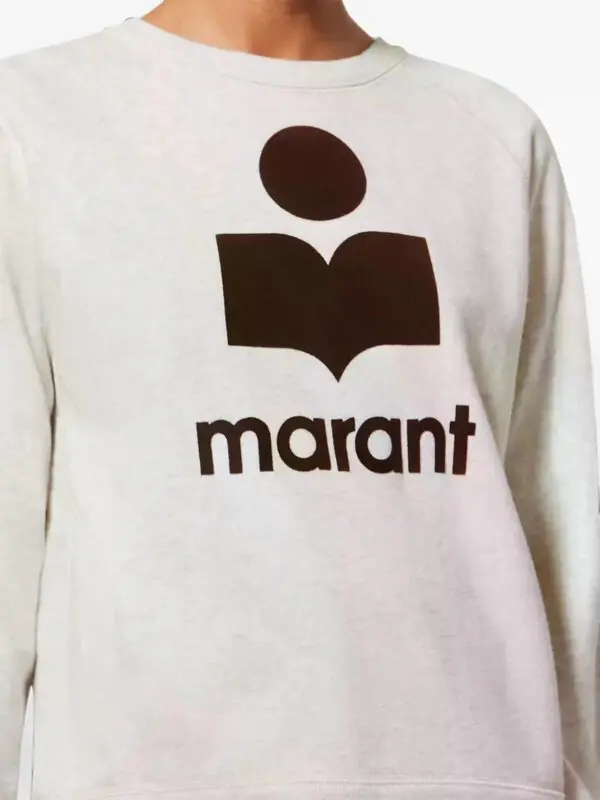 MARANT ETOILE Millyny Logo-print Sweatshirt - Neutrals