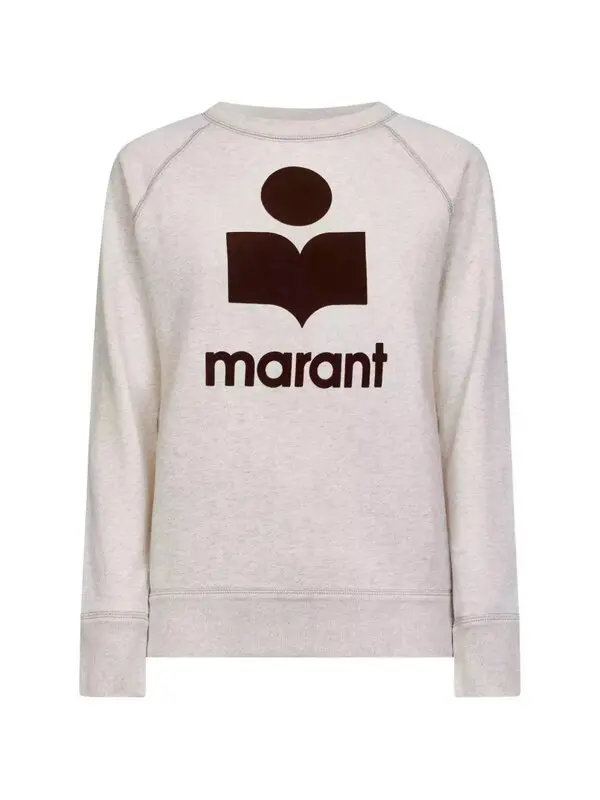 MARANT ETOILE Millyny Logo-print Sweatshirt - Neutrals