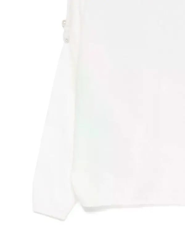 VANISÈ V-neck Knitwear With Pearl Embellishments