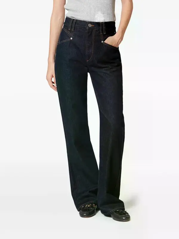 Isabel Marant Étoile Belvia Flared Jeans - Blue