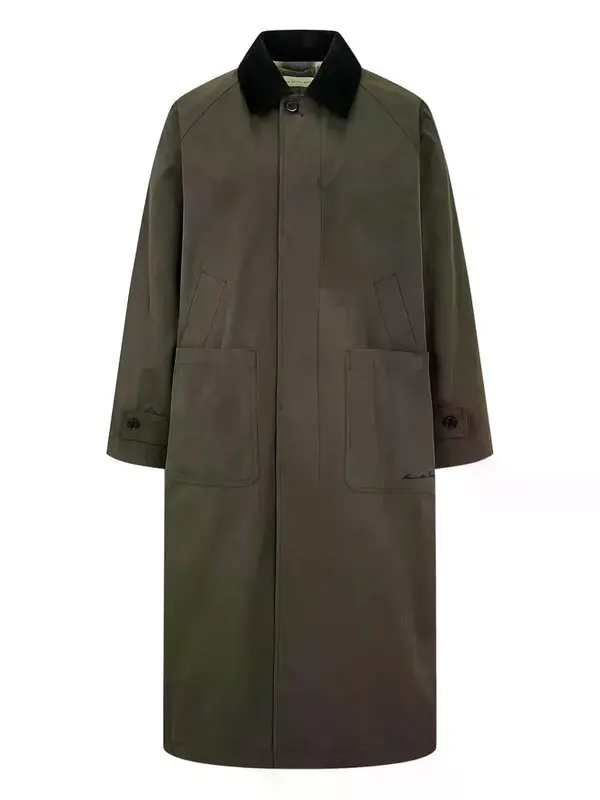 MAN ON THE BOON. Corduroy-collar Coat