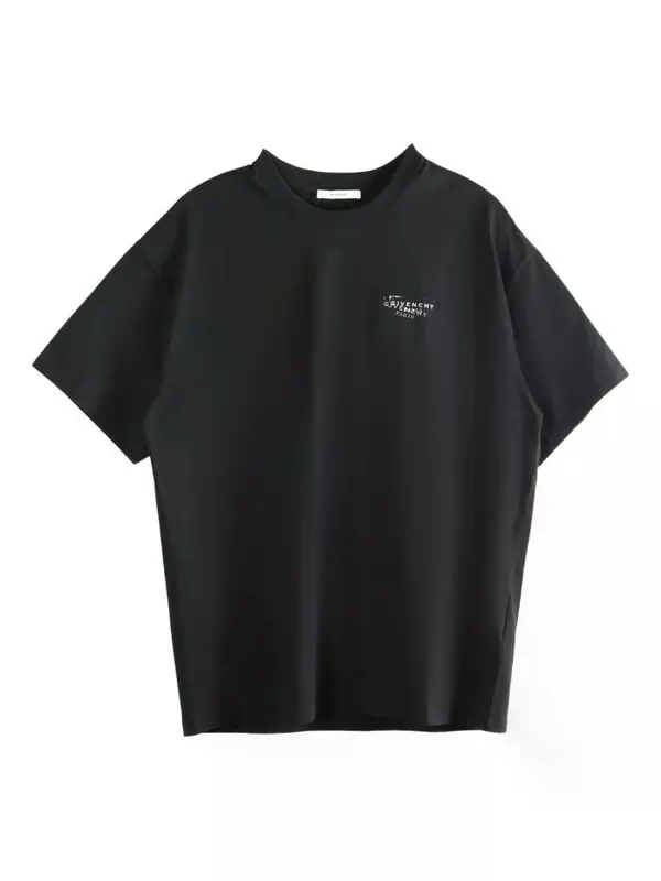 Givenchy Front Stamp-style Graphic Print T-shirt - Black