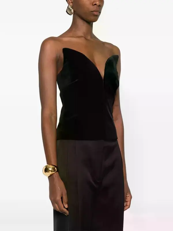Roland Mouret Sweetheart-neck Top