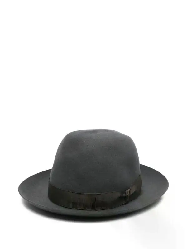Borsalino Alessandria Ribbon Hat - Grey