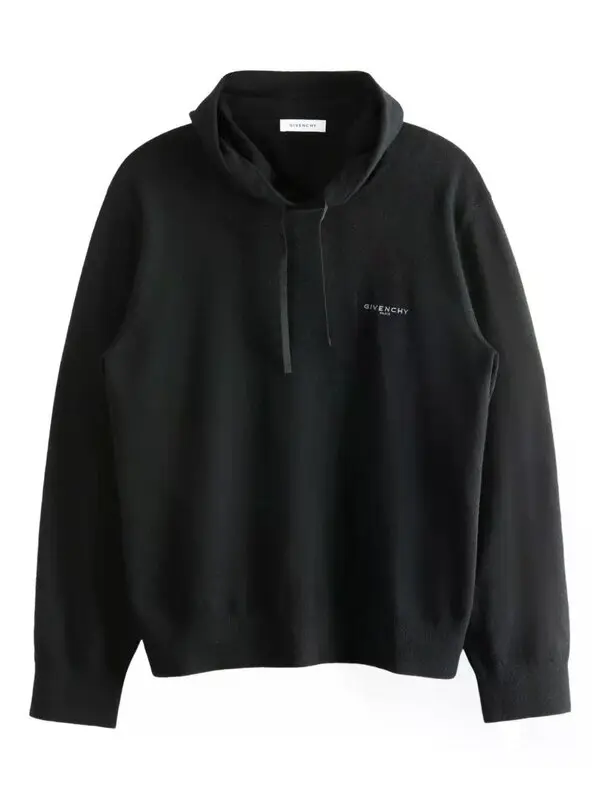 Givenchy Logo Hooded Knitwear