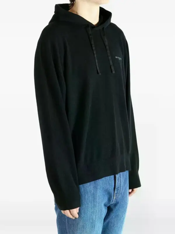 Givenchy Logo Hooded Knitwear