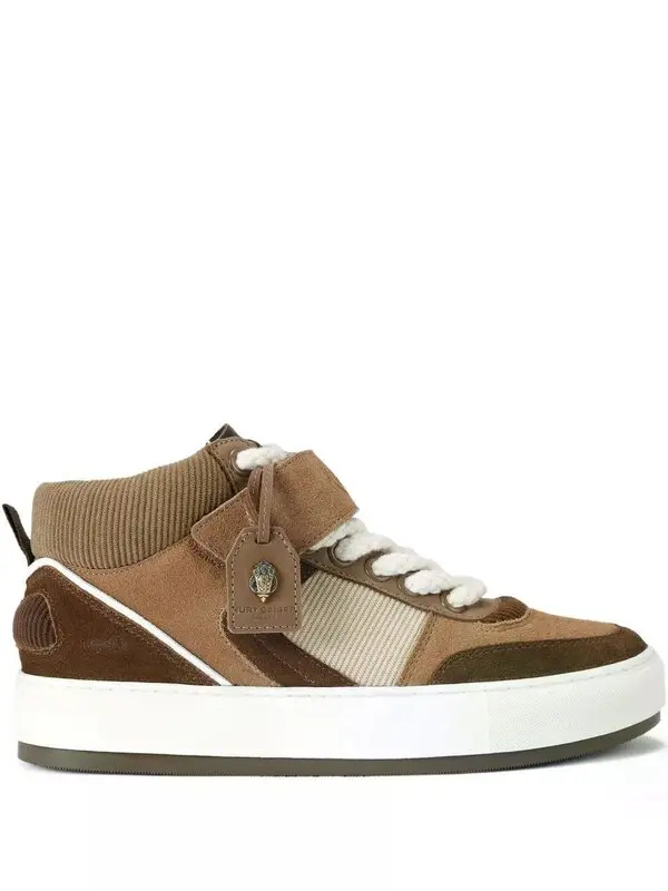 Kurt Geiger Touch-strap-fastening Sneakers - Brown