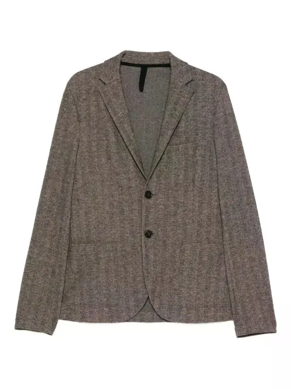 Harris Wharf London Herringbone Two-button Jacket