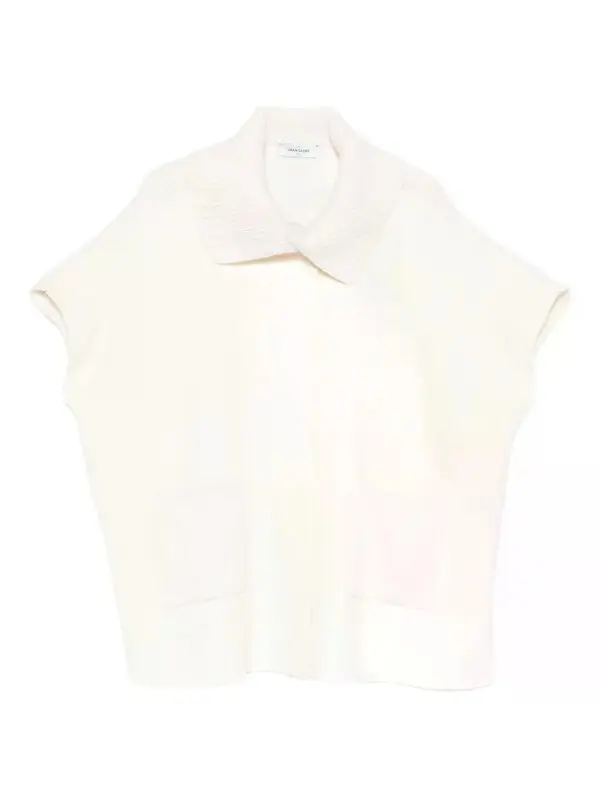 GRAN SASSO Ribbed-collar Jacket - White