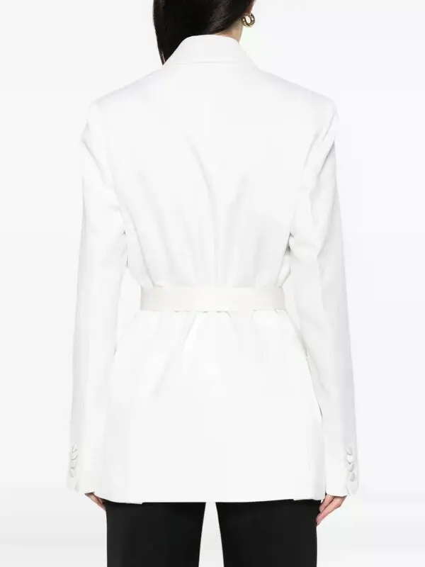 Victoria Beckham Belted Lapel Blazer