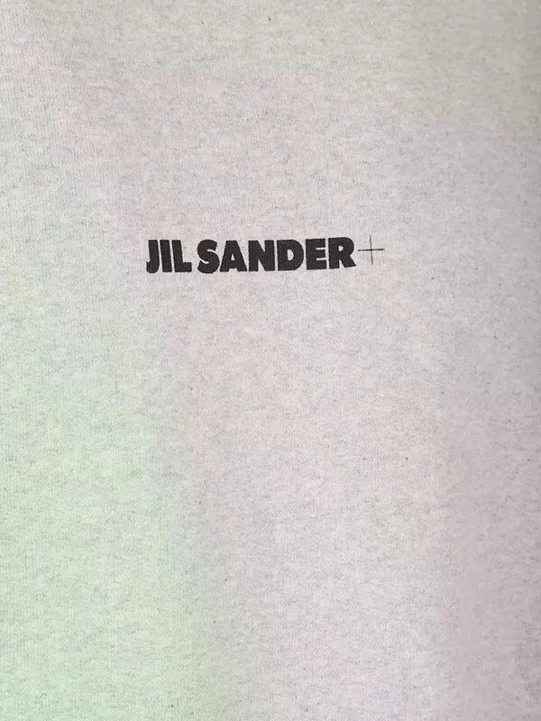 JIL SANDER Logo-embroidered Crew-neck Sweatshirt - Grey