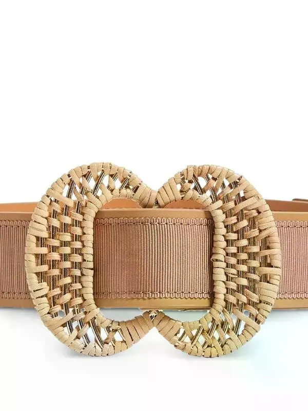 Pamela Munson Woven Buckle Belt