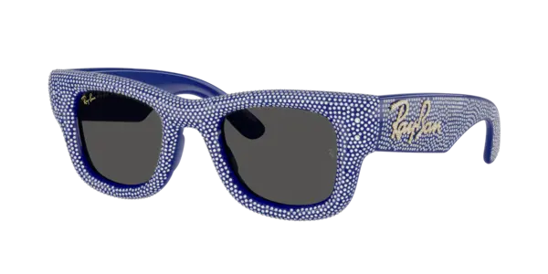 Ray-ban Wayfarer Puffer Crystal Pavè Sunglasses - Ultra Black