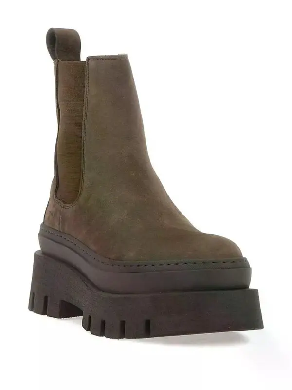 COPENHAGEN  Elasticated Platform Ankle Boots