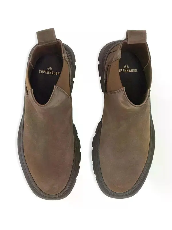COPENHAGEN  Elasticated Platform Ankle Boots