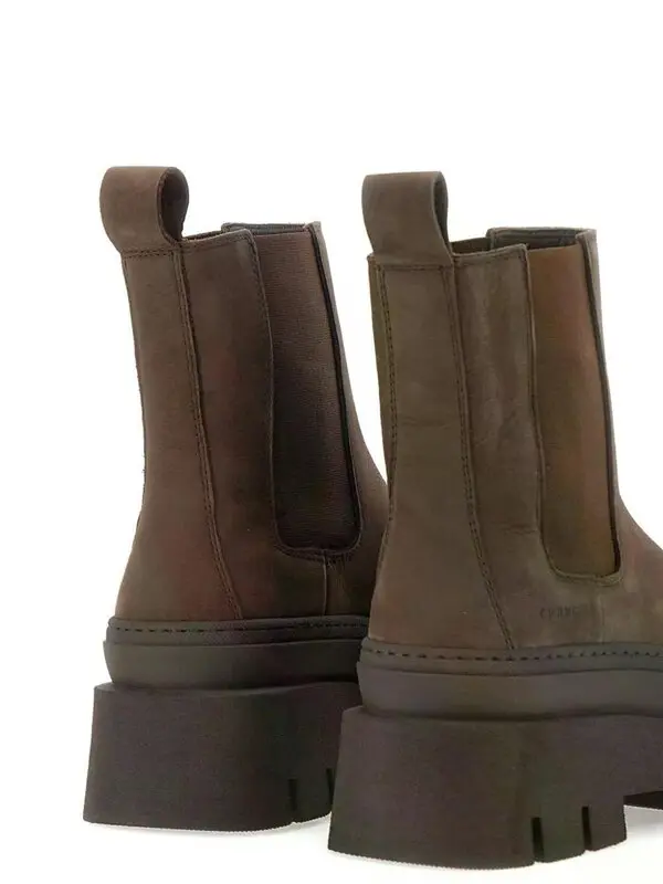 COPENHAGEN  Elasticated Platform Ankle Boots