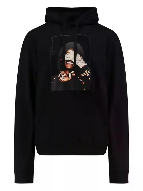 IH NOM UH NIT Graphic-print Hoodie - Black