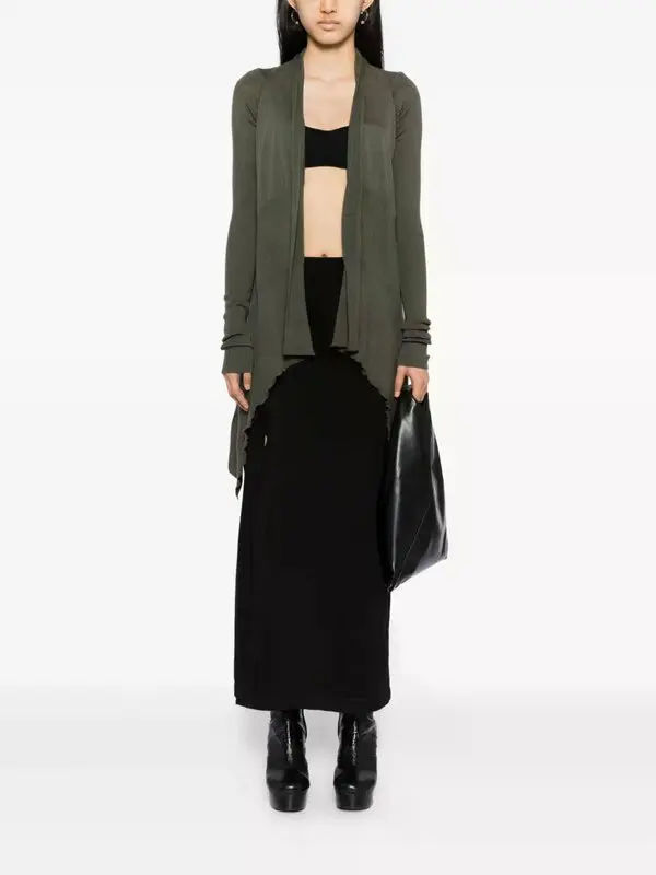 Rick Owens Wool Cardigan - Green