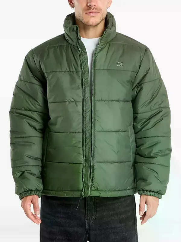 VANS Hillgate Zip-up Puffer Jacket - Green