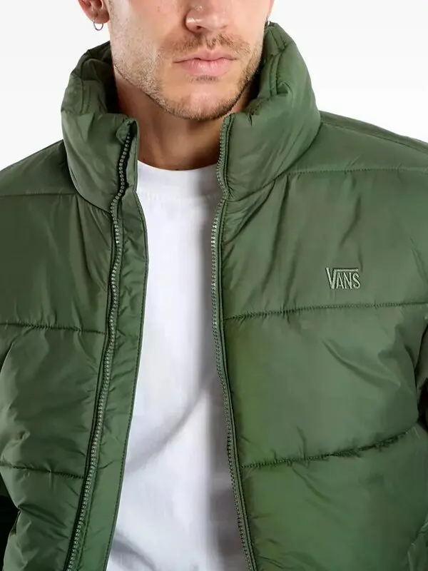 VANS Hillgate Zip-up Puffer Jacket - Green