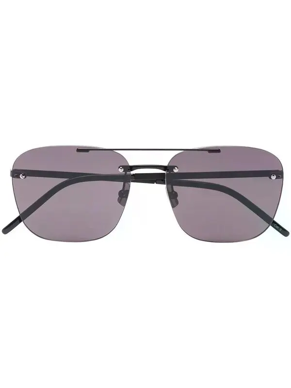 Saint Laurent Sl309 Rimless Sunglasses - Black