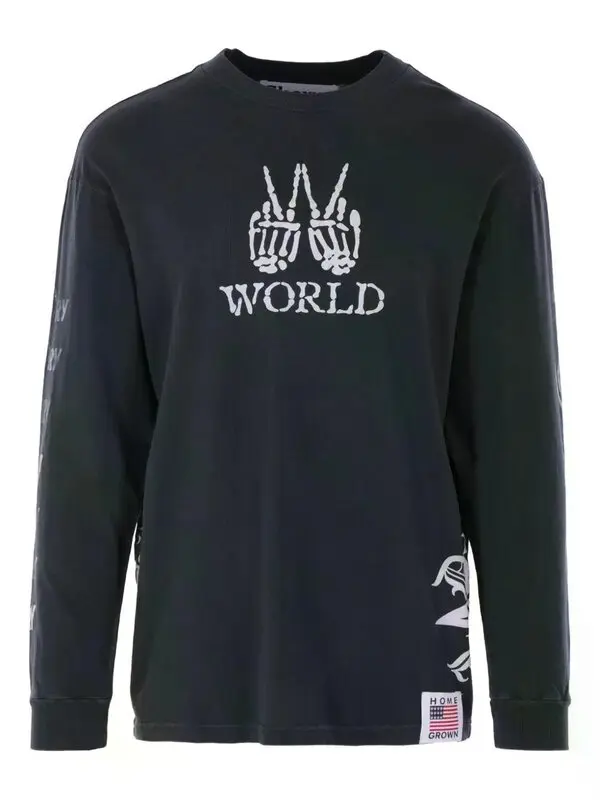 CHERRY WORLD Skeleton Long-sleeve T-shirt
