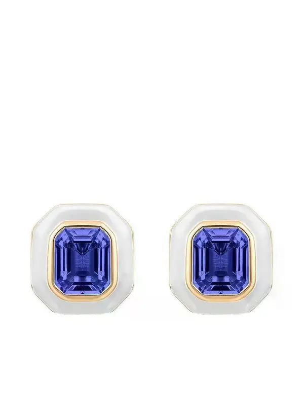 Goshwara 18k Yellow Tanzanite Earrings - Gold