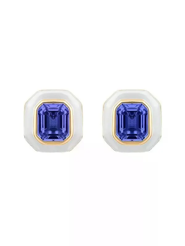 Goshwara 18k Yellow Tanzanite Earrings
