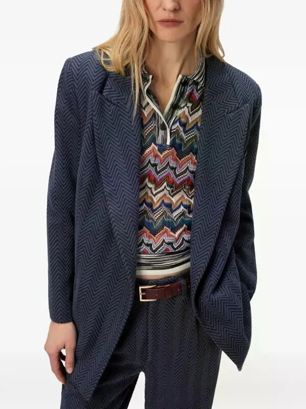 Missoni Chevron-pattern Blazer