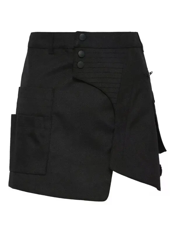 BONBOM Carpenter-pocket Mini Skirt