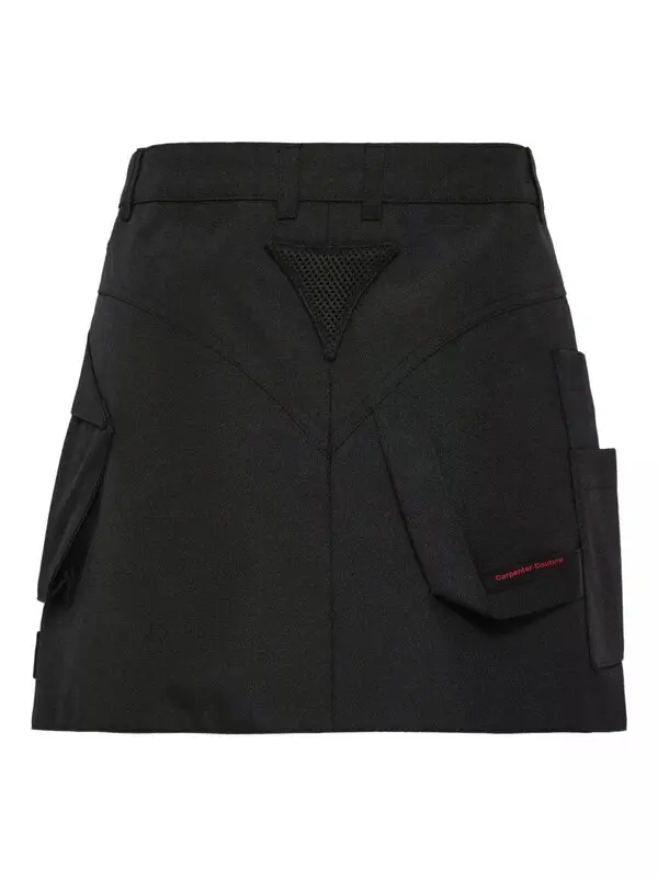 BONBOM Carpenter-pocket Mini Skirt