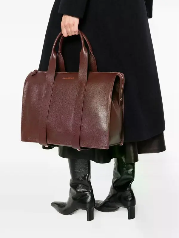 ALEXANDER SMITH Large Jane Leather Tote