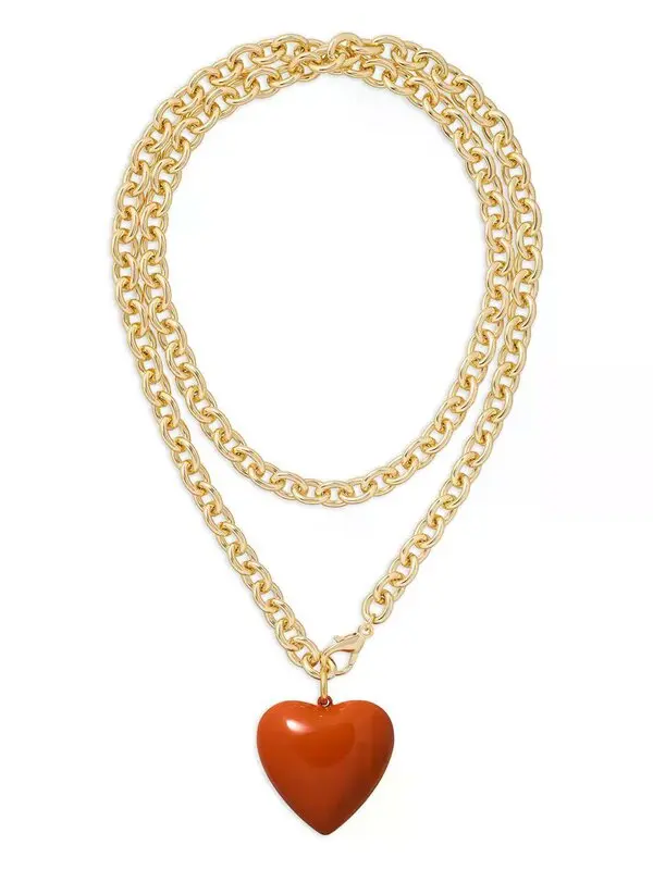 ROXANNE ASSOULIN Heart-charm Necklace - Gold
