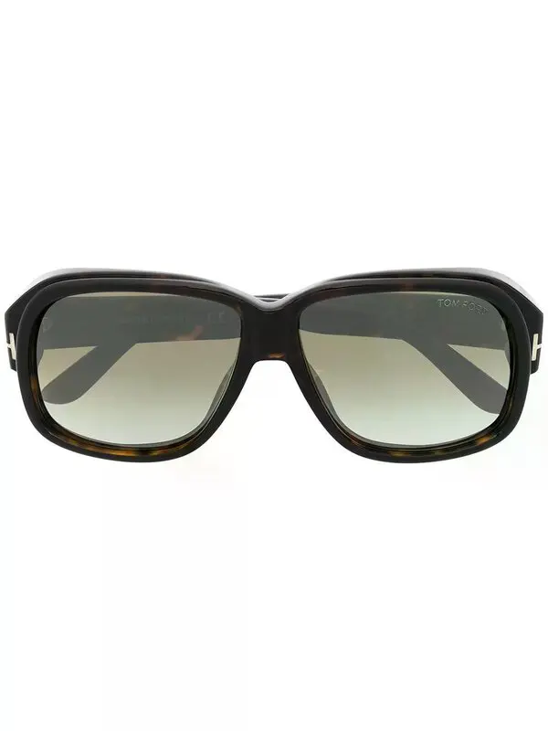 TOM FORD Lyle Round-frame Sunglasses - Brown