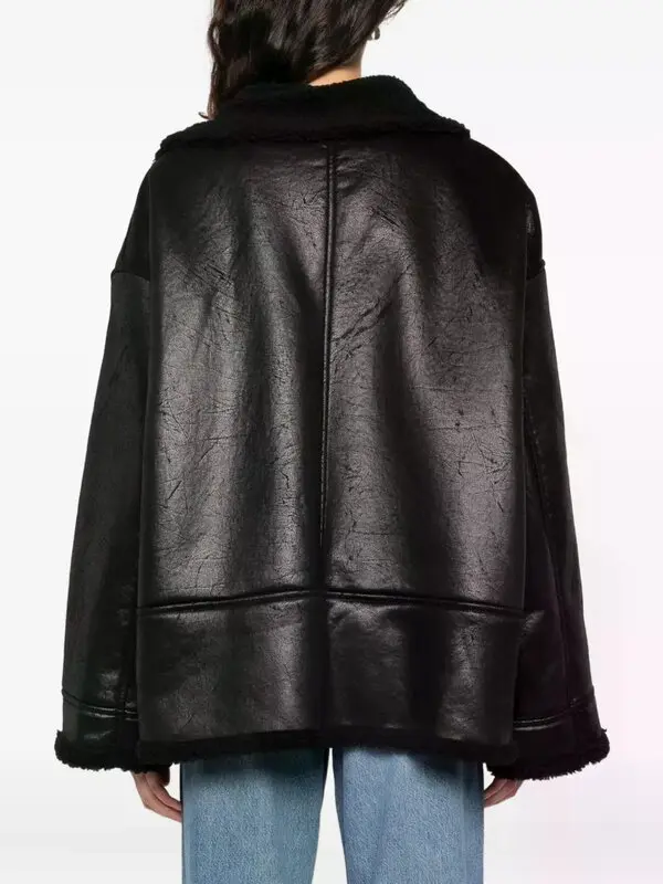 NINEMINUTES Shearling Zip Jacket