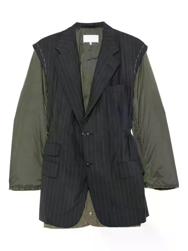 MAISON MARGIELA Pinstripe Panelled Jacket