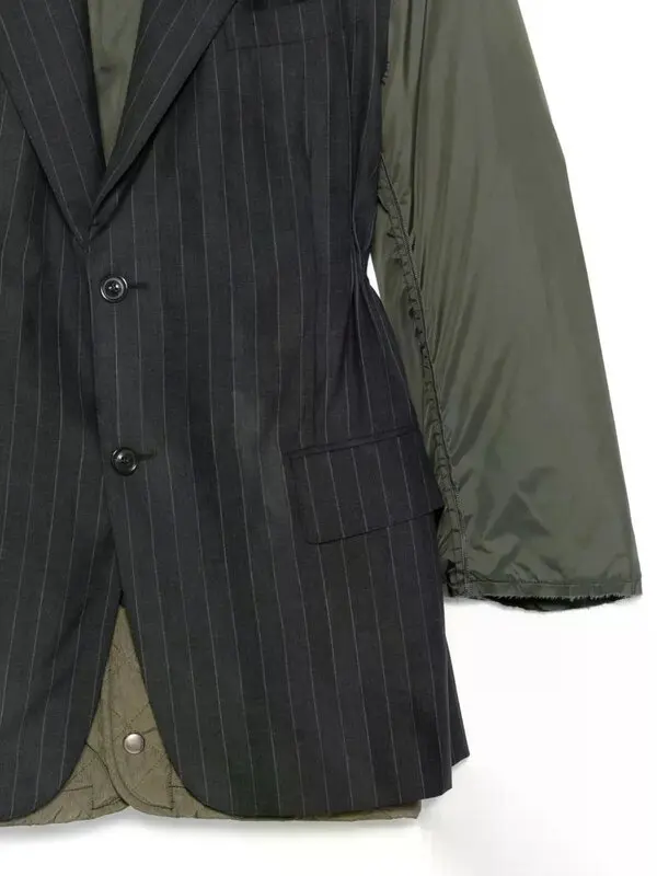 MAISON MARGIELA Pinstripe Panelled Jacket