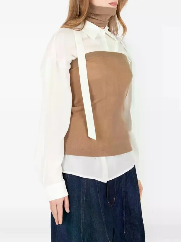 SOCIETE ANONYME Ribbed Bandeau Top