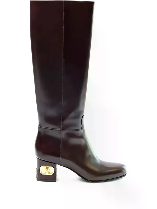 Valentino Garavani Logo-heel Boots