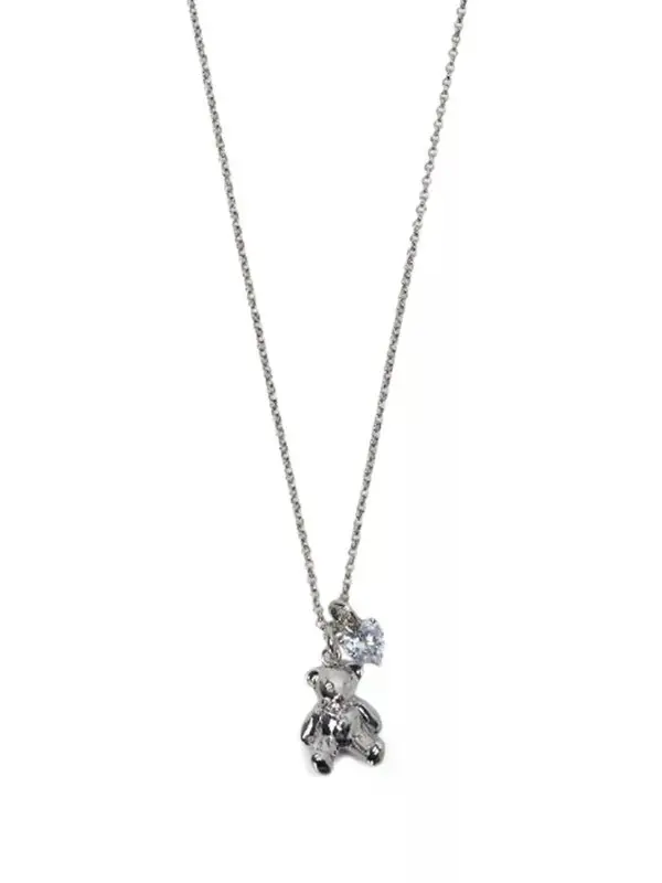We11Done Teddy Bear Pendant Necklace